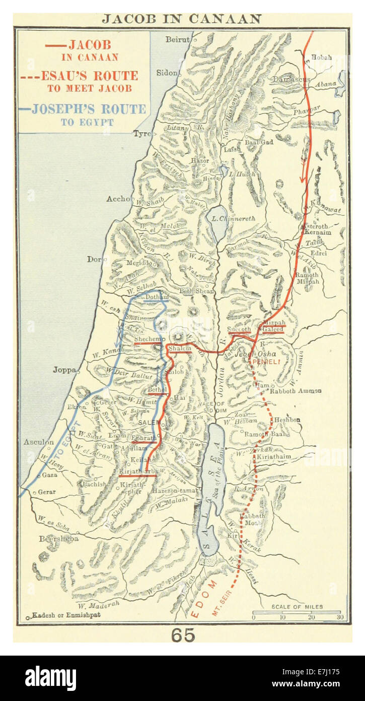 An 1899 illustration from Maccoun’s work depicting the Biblical story ...