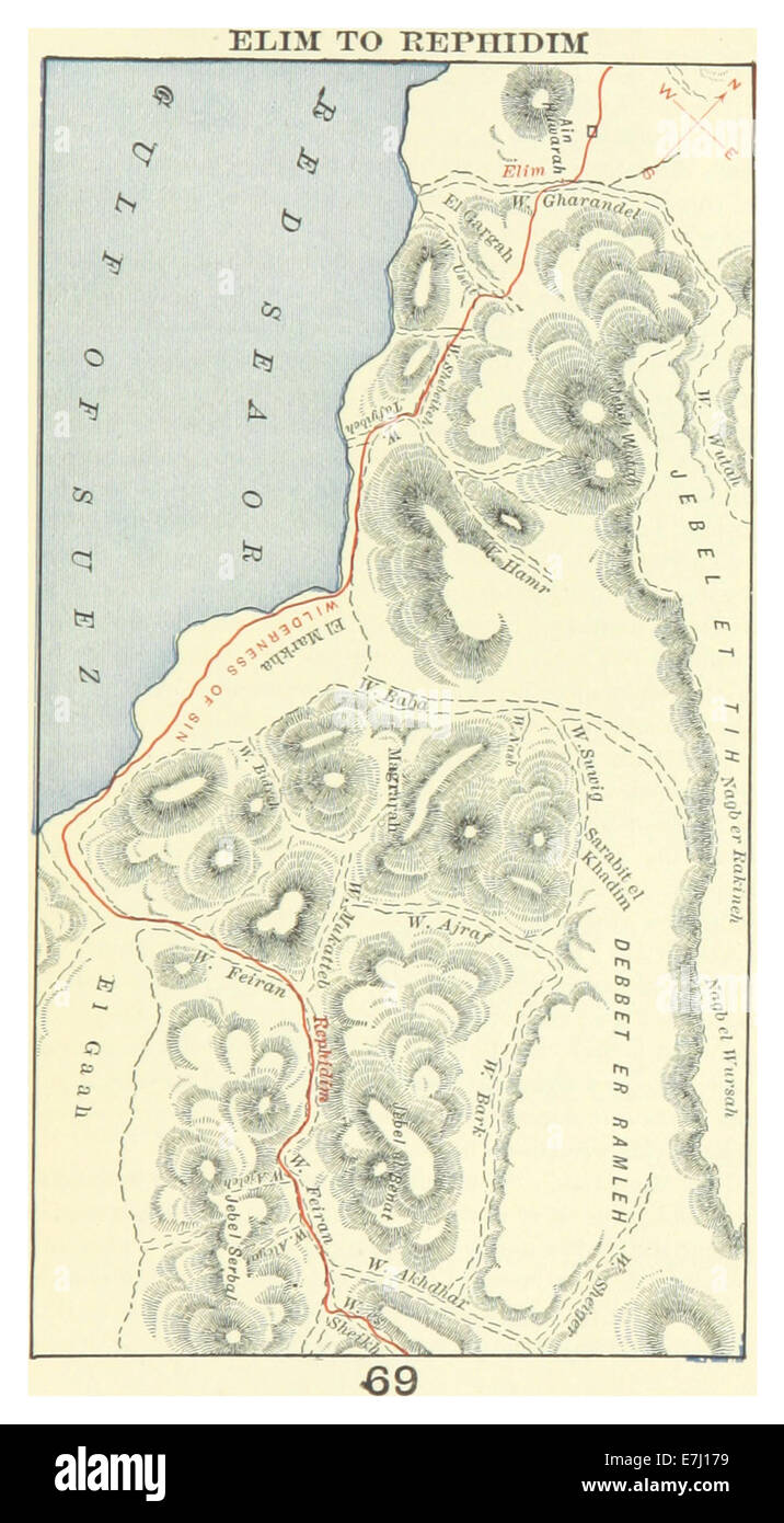 An 1899 illustration by Maccoun depicting the journey from Elim to ...