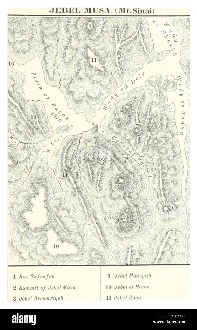 Map peninsula mount sinai Cut Out Stock Images & Pictures - Alamy