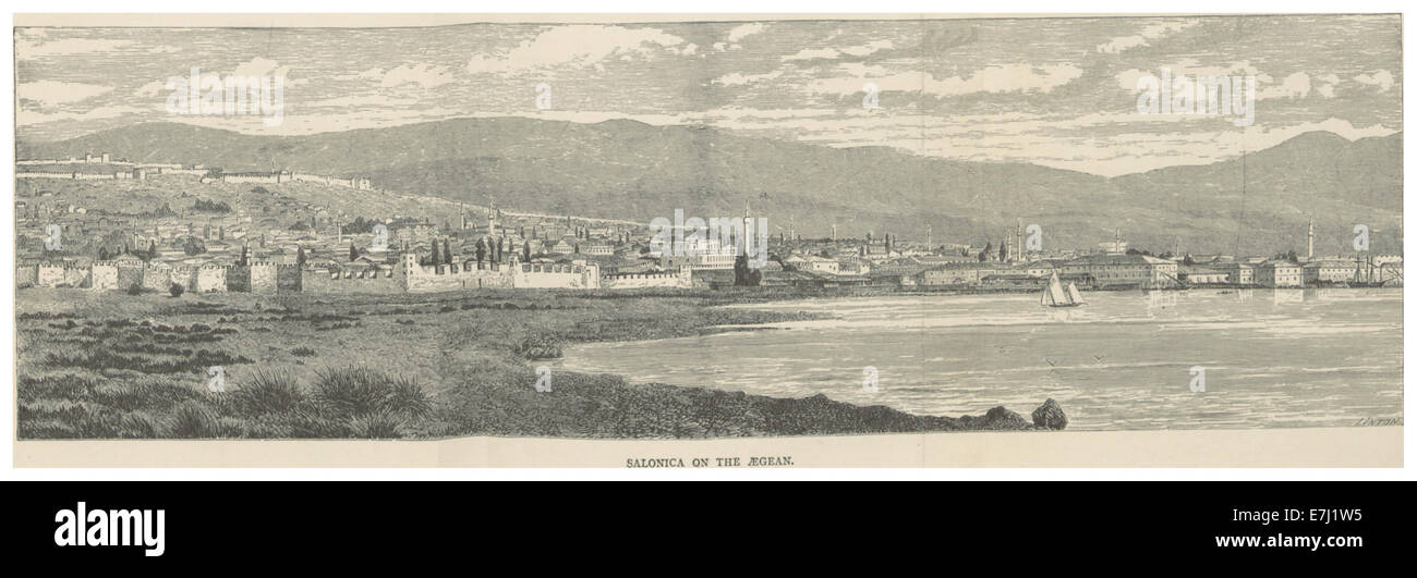 Salonica on a map hi-res stock photography and images - Alamy