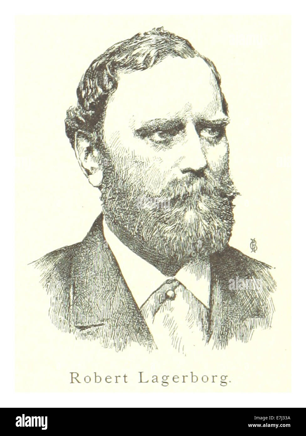 Mechelin's 1894 work includes a map and illustration of Robert ...