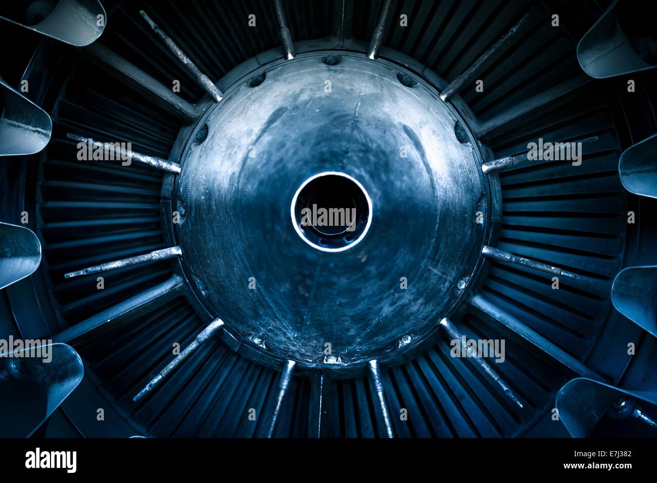 Closeup of a jet engine Stock Photo - Alamy