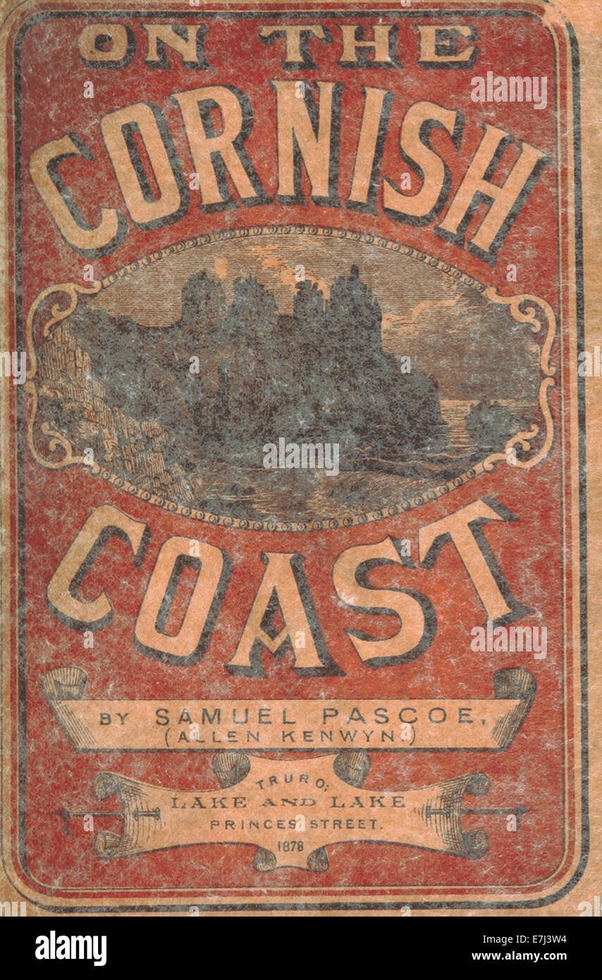 Cornish coast map hi-res stock photography and images - Alamy