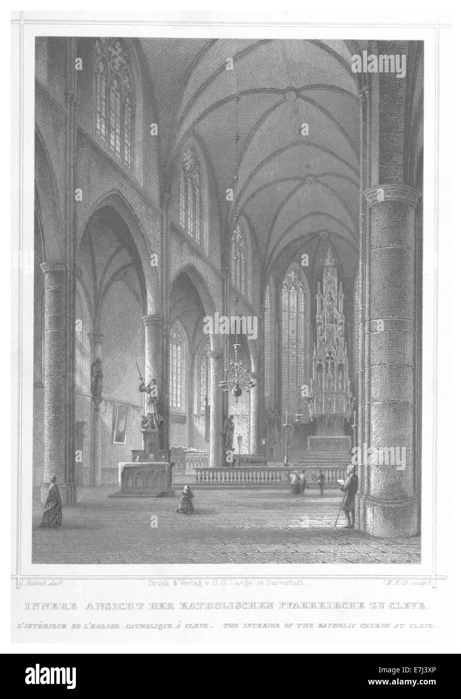Catholic church interior design Cut Out Stock Images & Pictures - Alamy