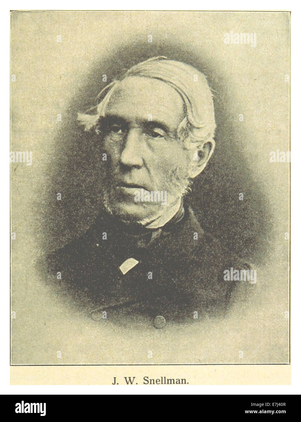 A 1921 illustration by Rauhala featuring J.W. Snellman, a prominent ...