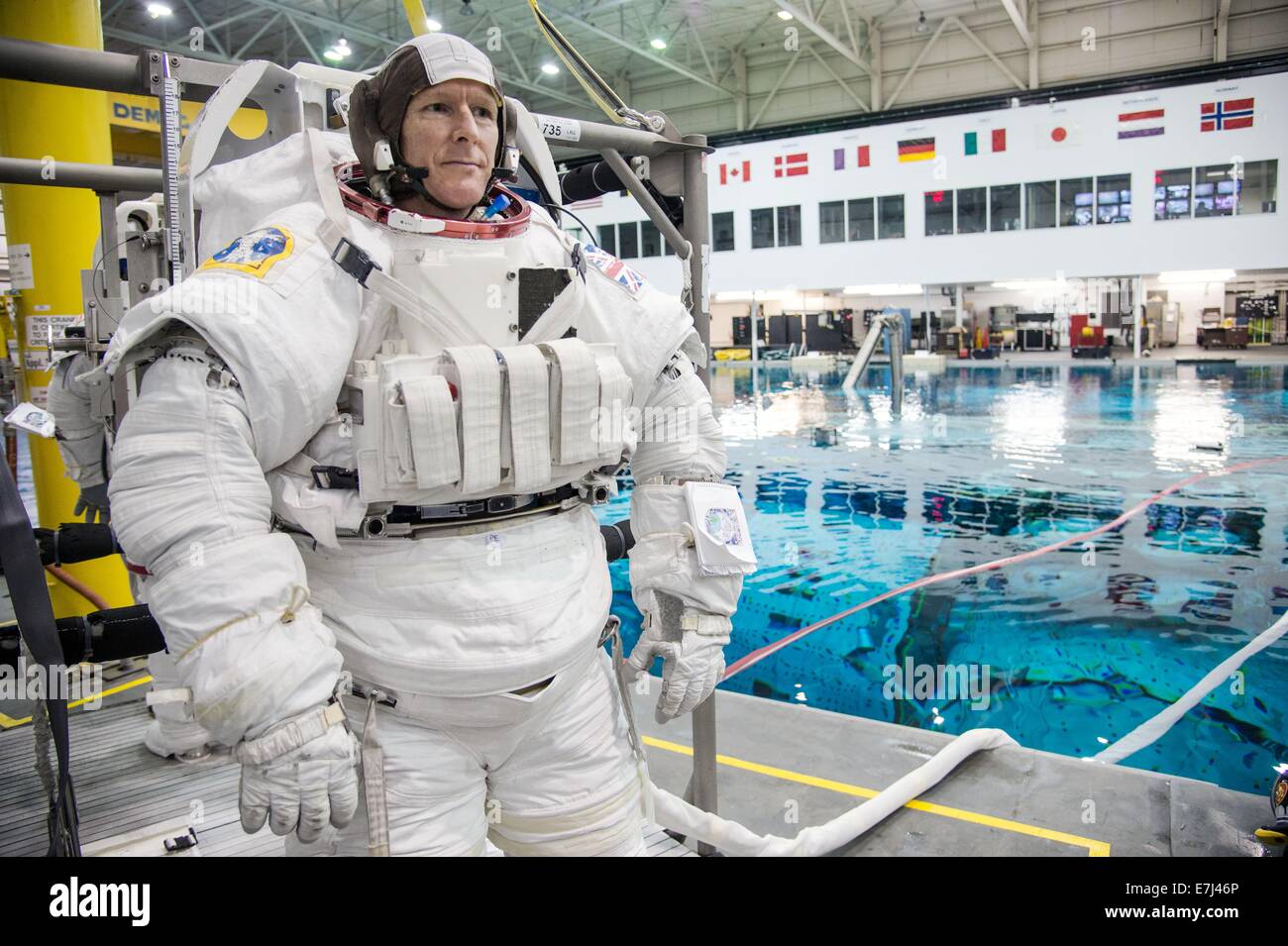 British astronaut Tim Peake of European Space Agency prepares to be ...