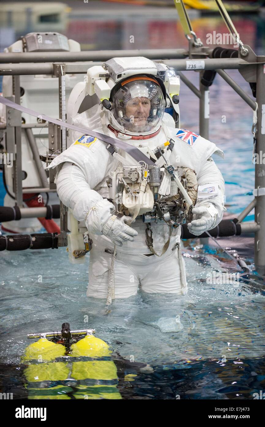 Astronaut pool training eva suit hi-res stock photography and images ...
