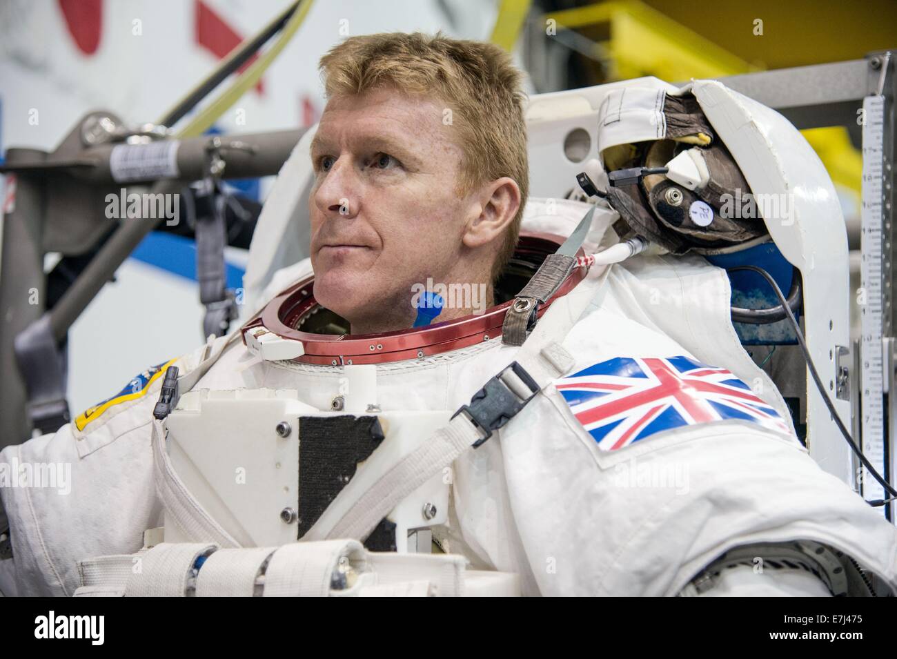 British astronaut Tim Peake of European Space Agency prepares to be ...