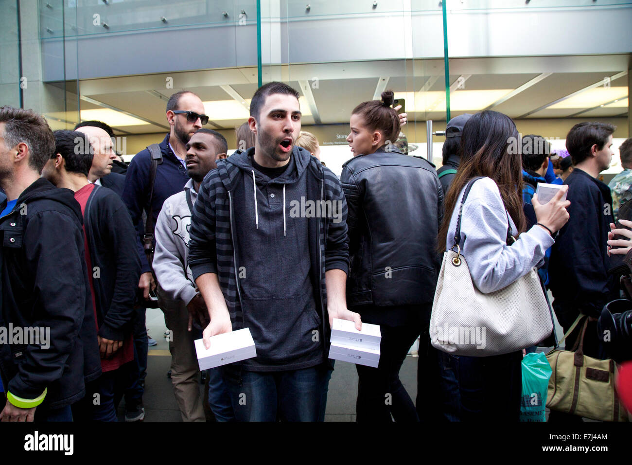 Sydney, Australia. 19th Sep, 2014. IT reviewer David Rahimi who is ...