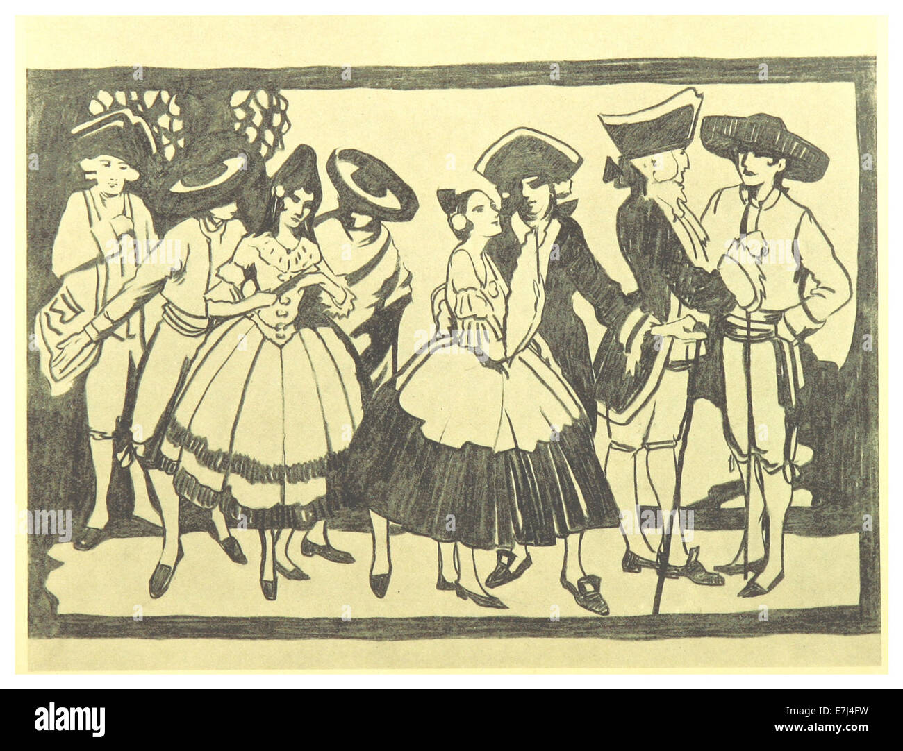 This 1925 collotype reproduction by Sheringham includes a map ...