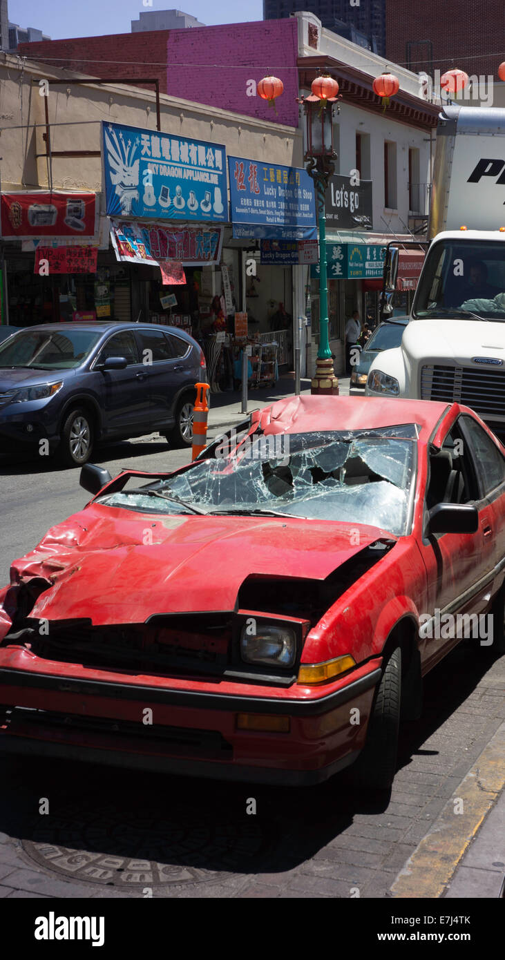 Crushed Car Stock Photos & Crushed Car Stock Images - Alamy
