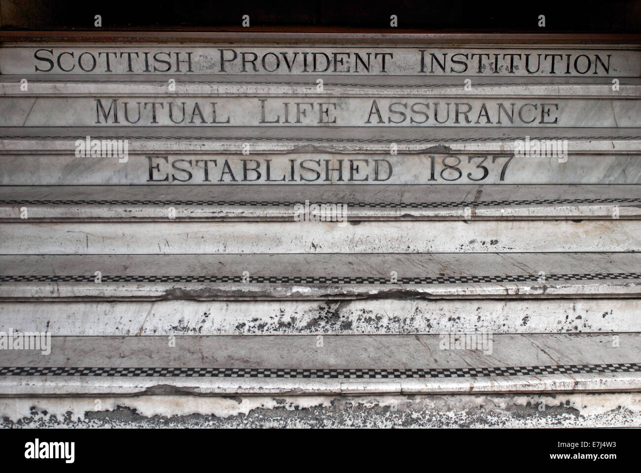 Steps of scottish provident building, Newcastle-upon-tyne Stock Photo ...