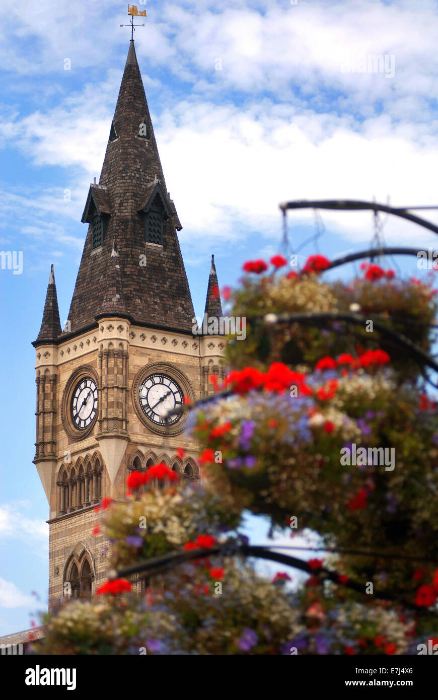 Historic Victorian Clock Tower Darlington High Resolution Stock ...