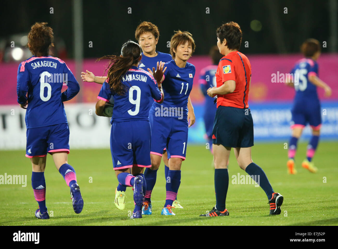 Incheon, South Korea. 18th Sep, 2014. Japan Women's team group (JPN ...