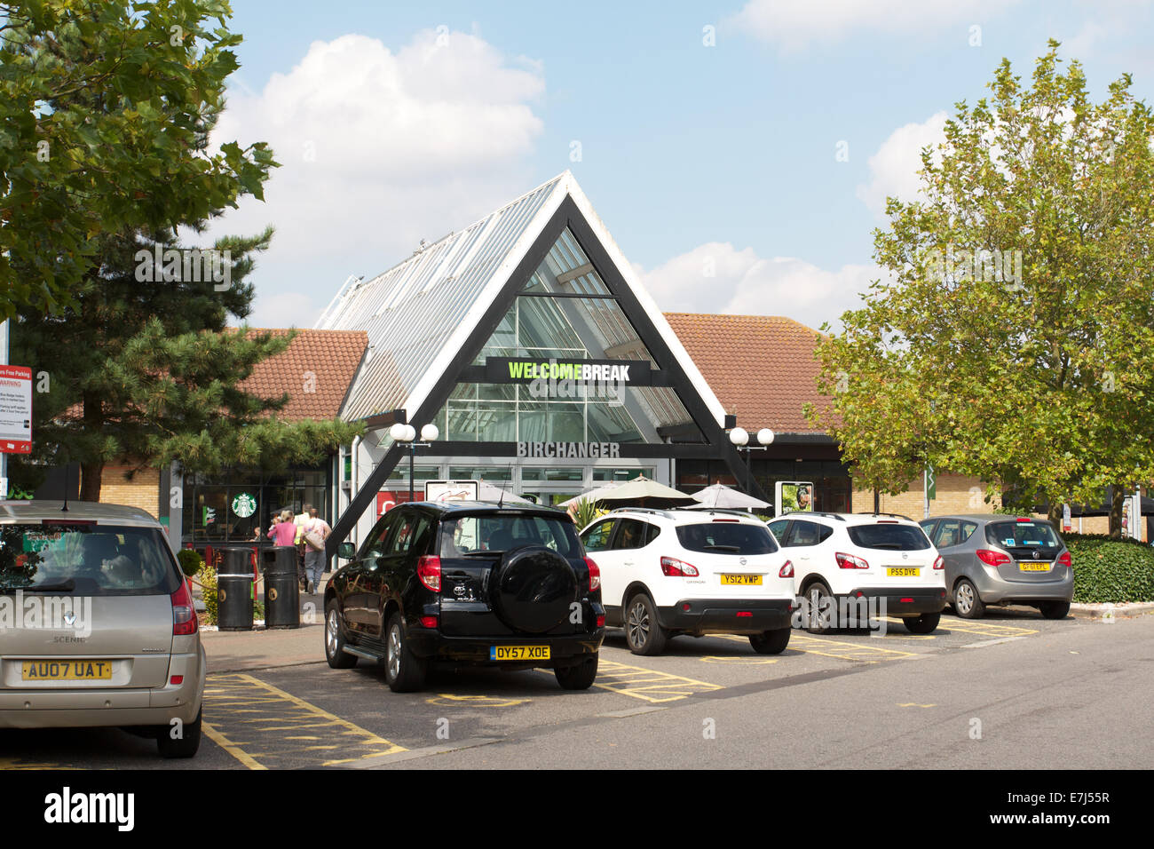 Birchanger green service m11 hi-res stock photography and images - Alamy