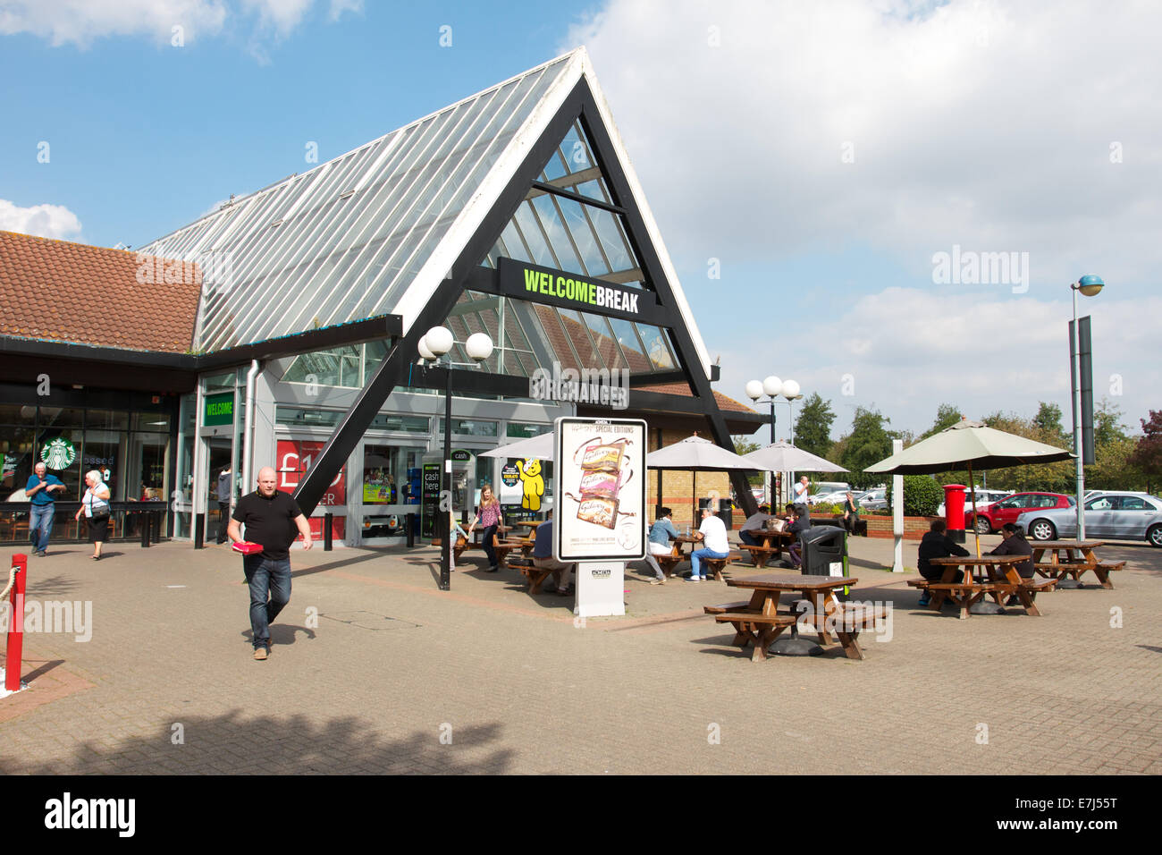 Break at Birchanger Green service, M11 Bishop's Stortford, Essex,UK ...