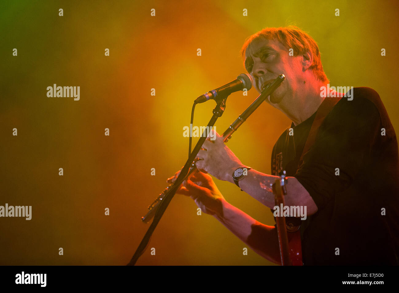 Rock band Camel performing live on stage at Aula Magna Featuring: Andy ...