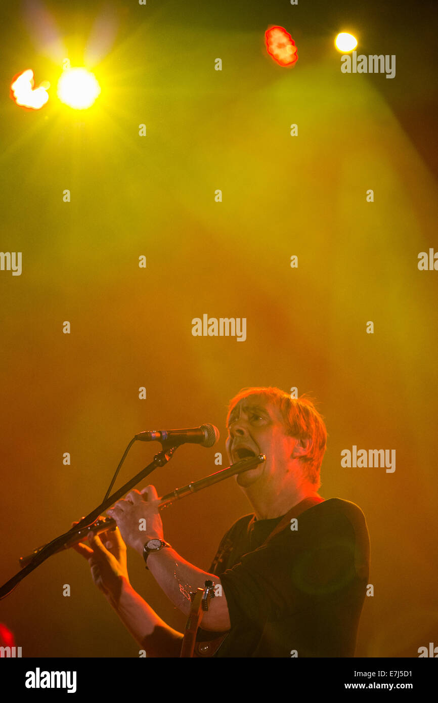 Rock band Camel performing live on stage at Aula Magna Featuring: Andy ...