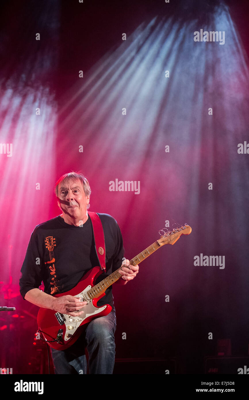 Rock band Camel performing live on stage at Aula Magna Featuring: Andy ...