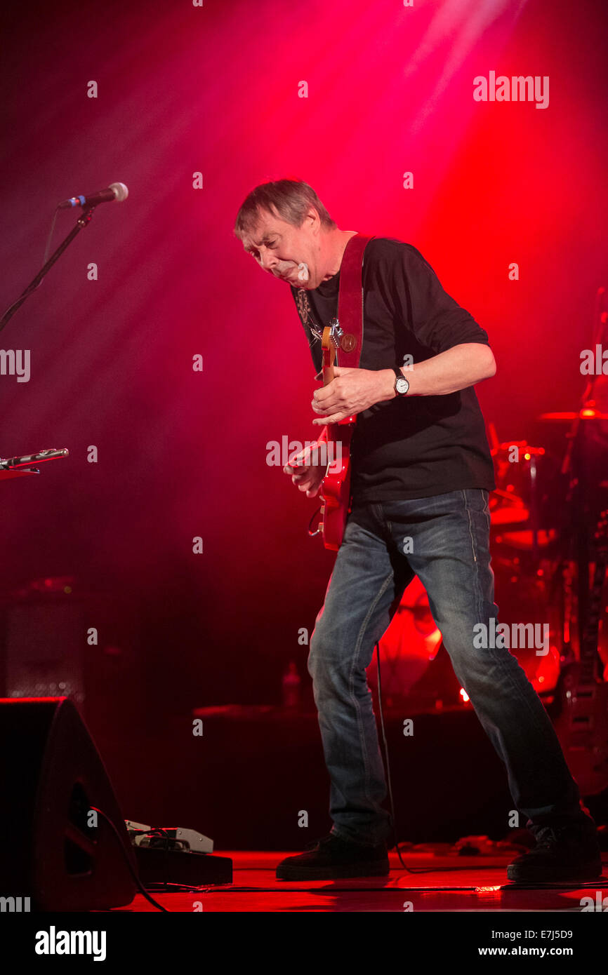Rock band Camel performing live on stage at Aula Magna Featuring: Andy ...