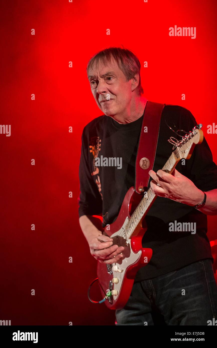 Rock band Camel performing live on stage at Aula Magna Featuring: Andy ...