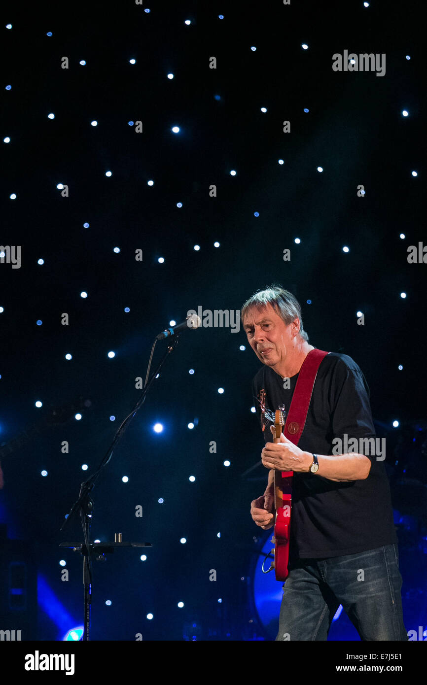 Rock band Camel performing live on stage at Aula Magna Featuring: Andy ...