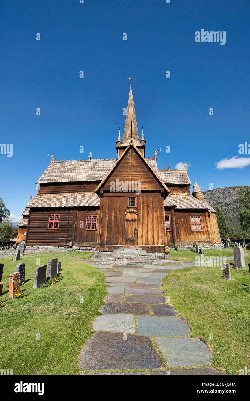 Lom stave church hi-res stock photography and images - Alamy