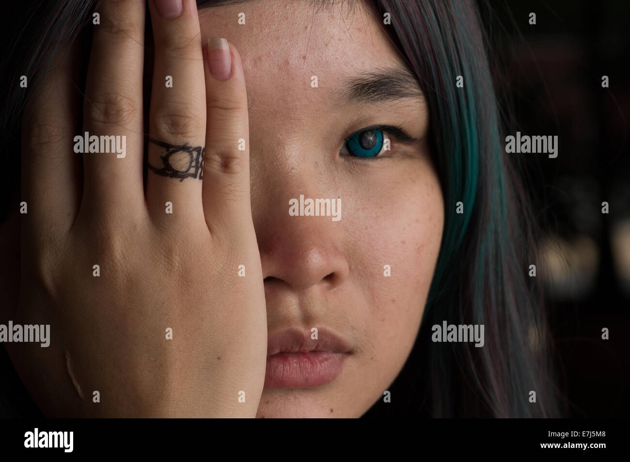 a girl experiencing process of break up Stock Photo - Alamy