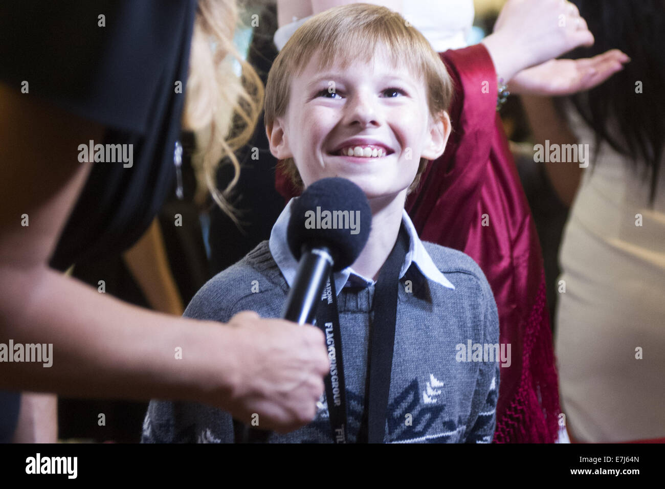 Child actor on red carpet hi-res stock photography and images - Alamy