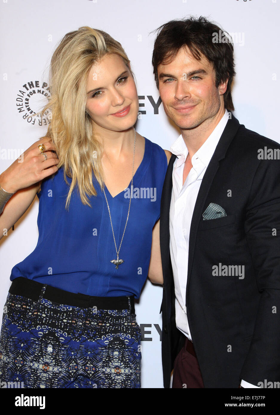 Maggie grace ian somerhalder hi-res stock photography and images - Alamy