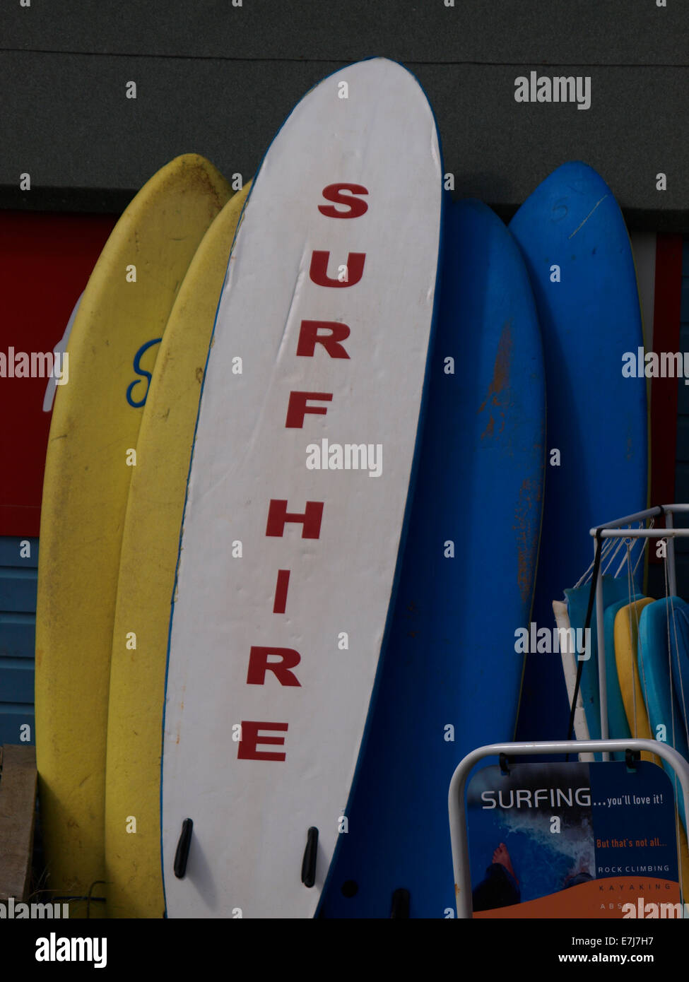 Surf Hire, Cornwall, UK Stock Photo - Alamy