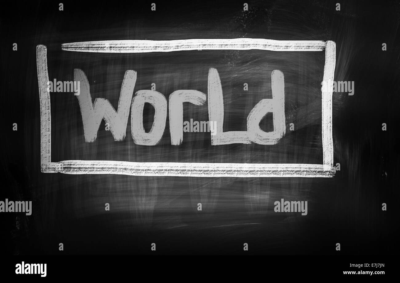 Concept Handwritten With Chalk - Color Image Stock Photo - Alamy