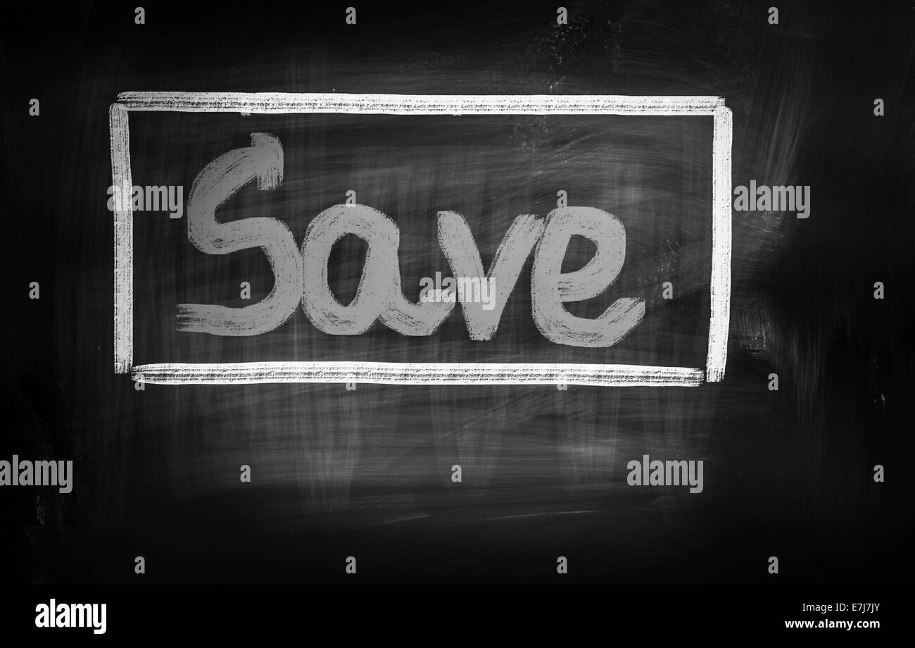 Concept Handwritten With Chalk - Color Image Stock Photo - Alamy