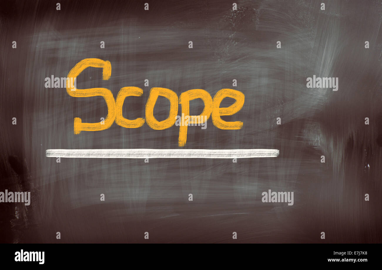 Concept Handwritten With Chalk - Color Image Stock Photo - Alamy