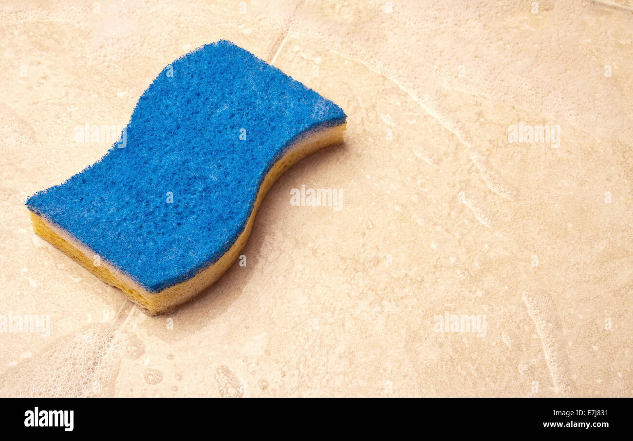 House cleaning with sponge Stock Photo - Alamy