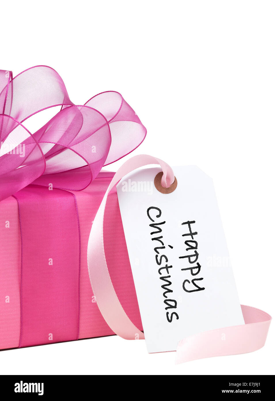 Pink christmas present hi-res stock photography and images - Alamy
