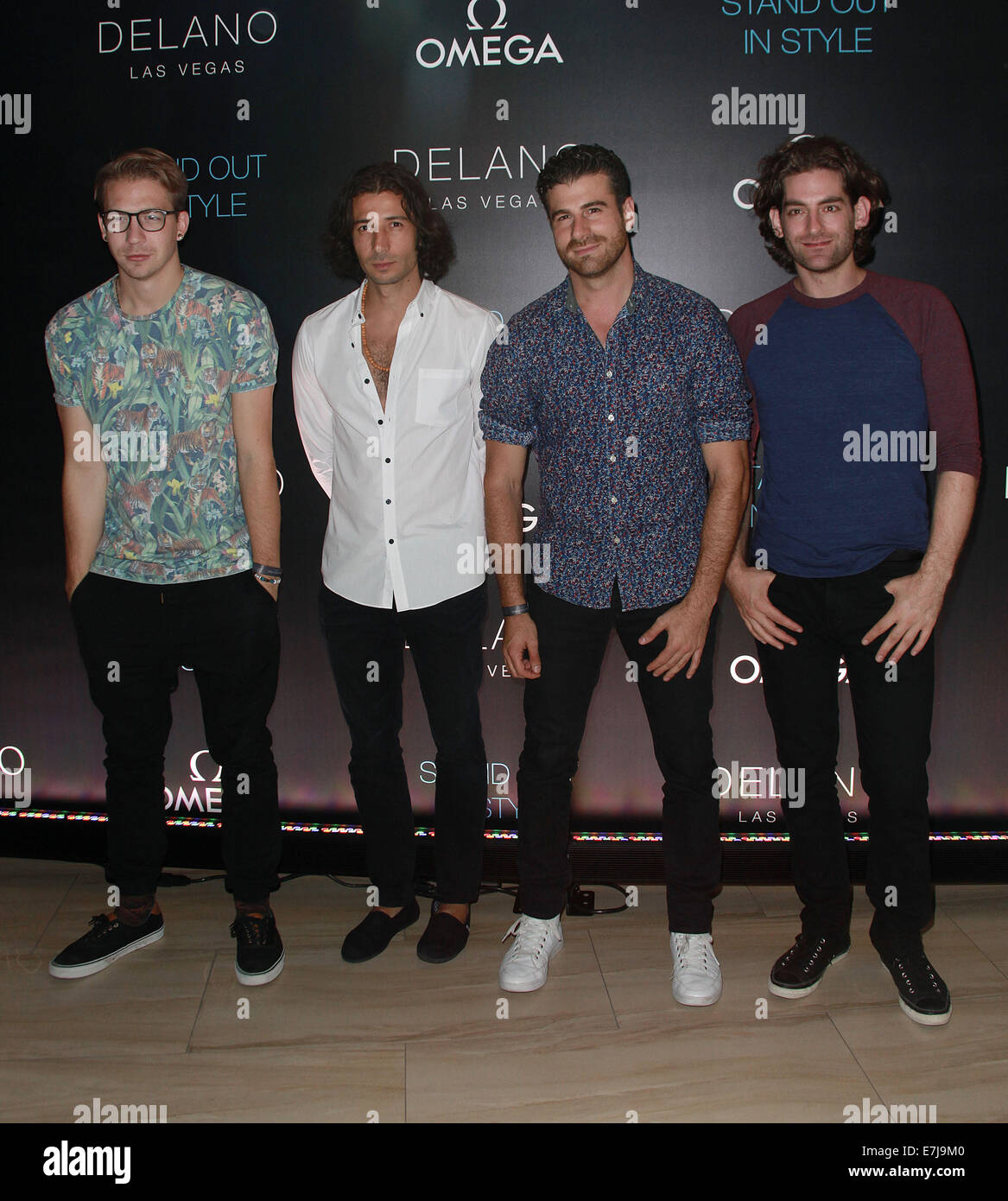 Las Vegas, Nevada, USA. 18th Sep, 2014. Musicians (L-R) Alex Tanas ...