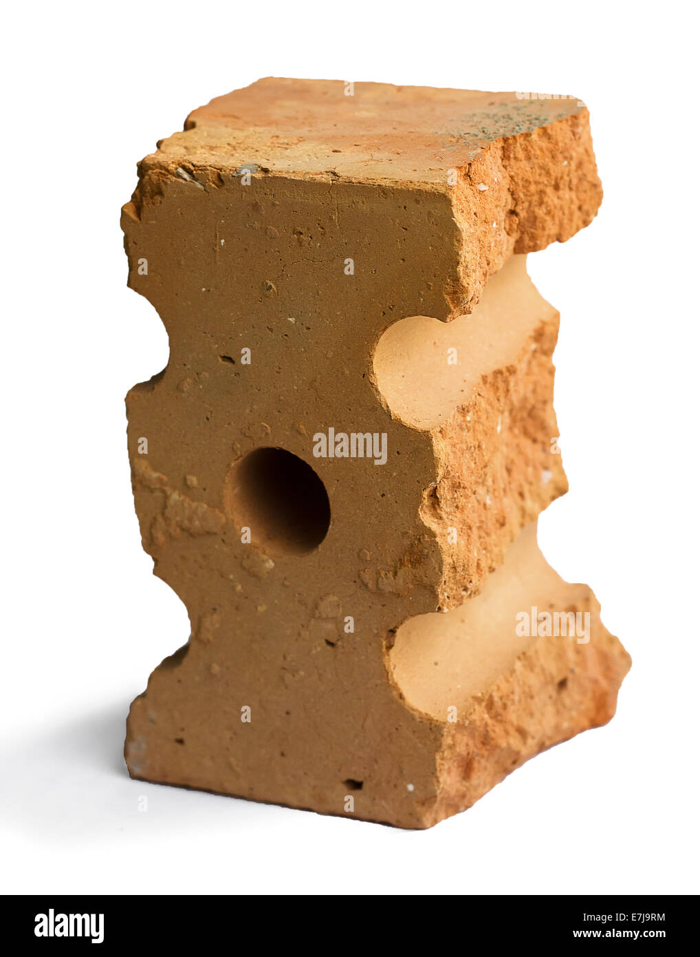 Broken White Brick Wall Cut Out Stock Images & Pictures - Alamy