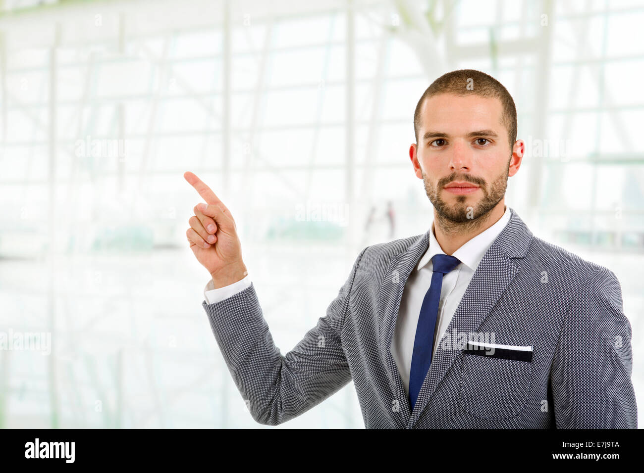 Office pointing finger hi-res stock photography and images - Alamy
