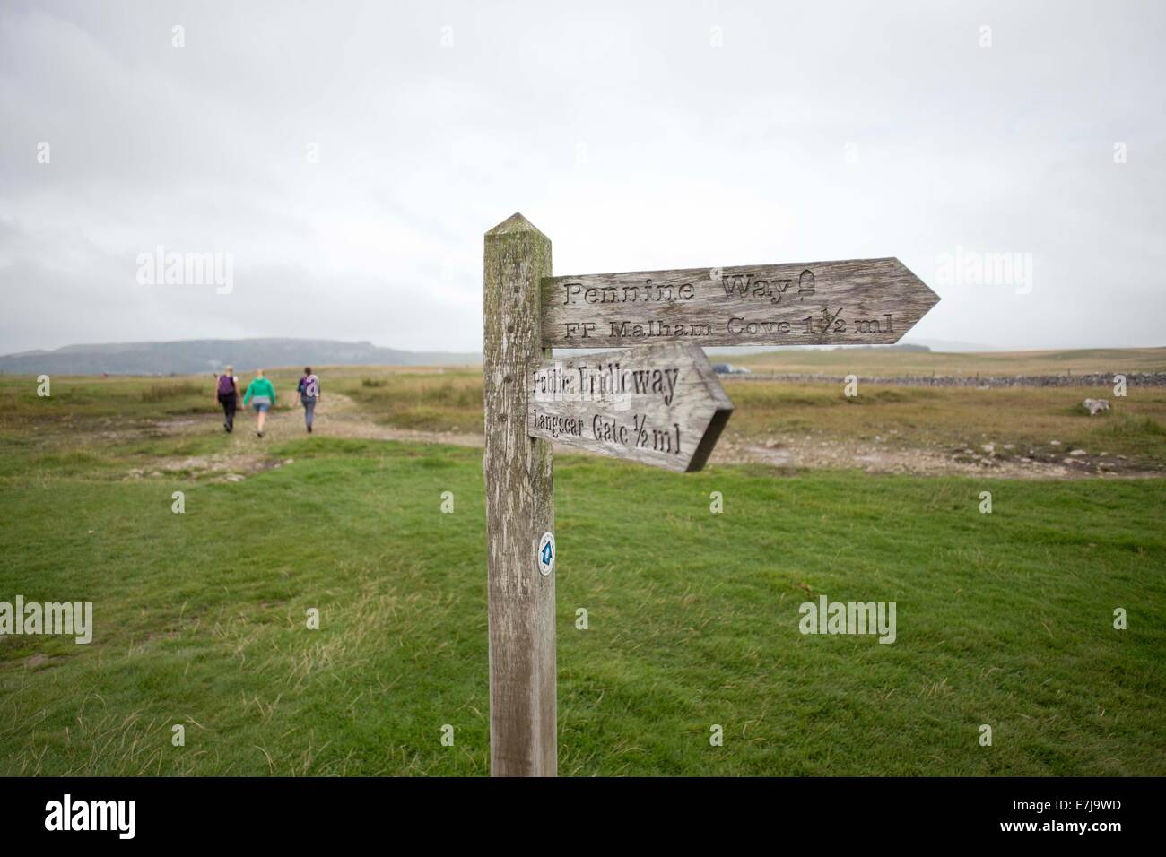 Malham foot path hi-res stock photography and images - Alamy