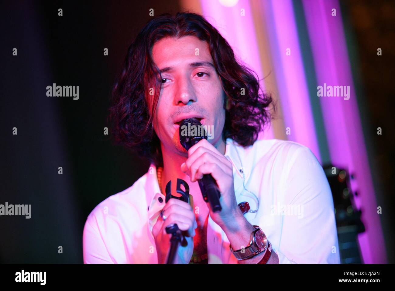 Las Vegas, NV, USA. 18th Sep, 2014. Nasri Atweh of the band Magic! at ...