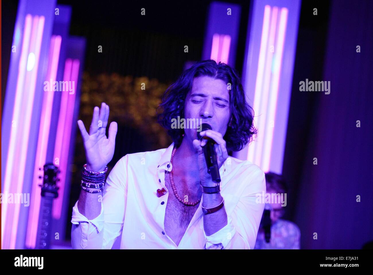 Las Vegas, NV, USA. 18th Sep, 2014. Nasri Atweh of the band Magic! at ...