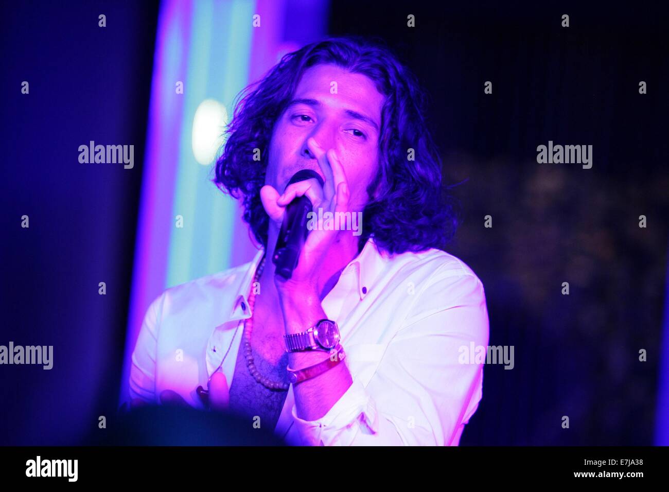 Las Vegas, NV, USA. 18th Sep, 2014. Nasri Atweh of the band Magic! at ...