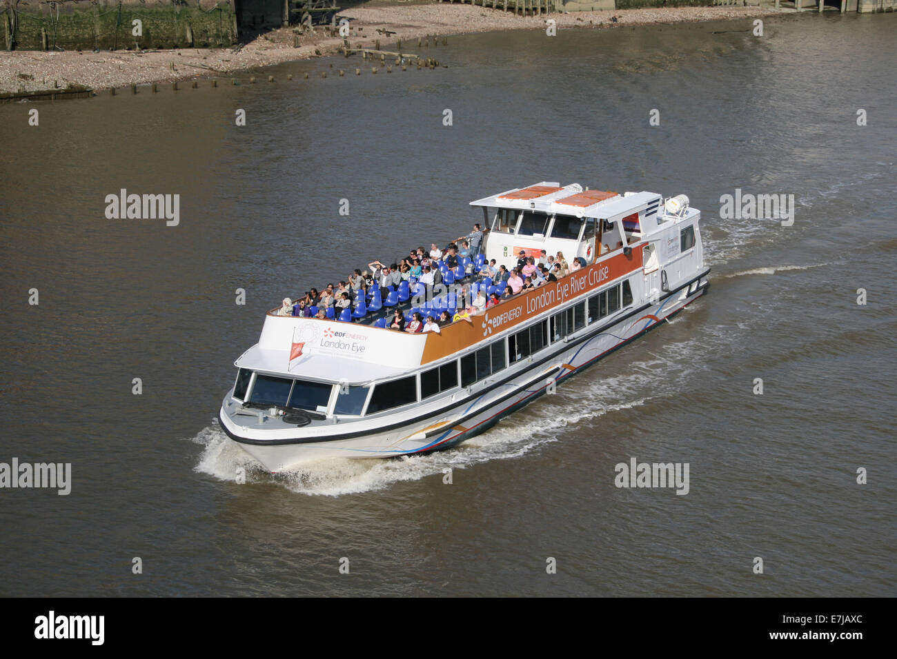 RIVER THAMES CRUISE TOUR BOAT LONDON Stock Photo - Alamy