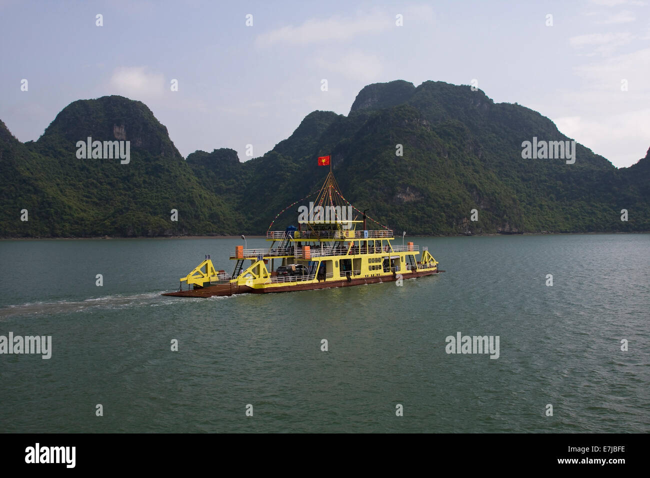 Autoferry, Asian, Asia, outside, boat, bay, ferry, ferryboat, rock ...