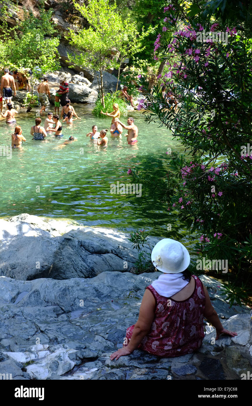 Swimming in Nature Stock Photo - Alamy