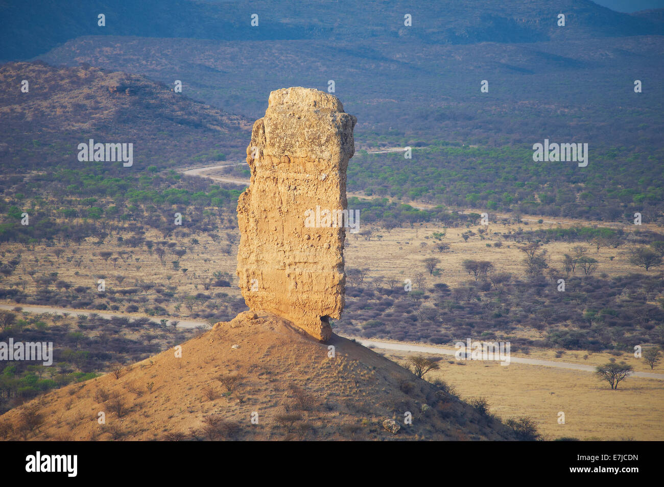 Africa, cliff, Namibia, Vingerklip, cliff formation Stock Photo - Alamy