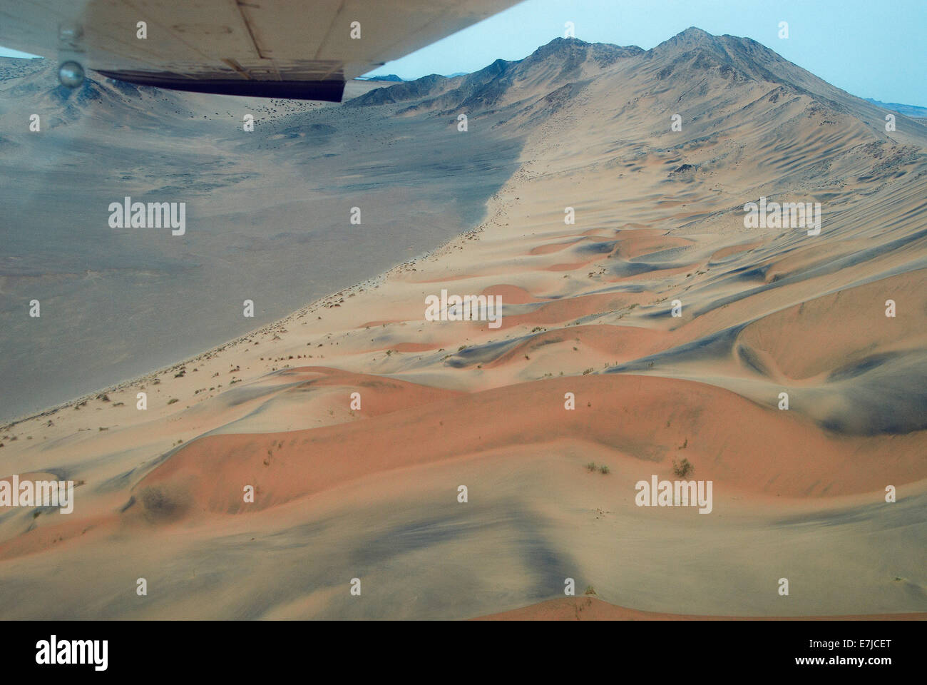 Africa, mountains, aerial view, Namib, Namibia, sand dune, scenery ...