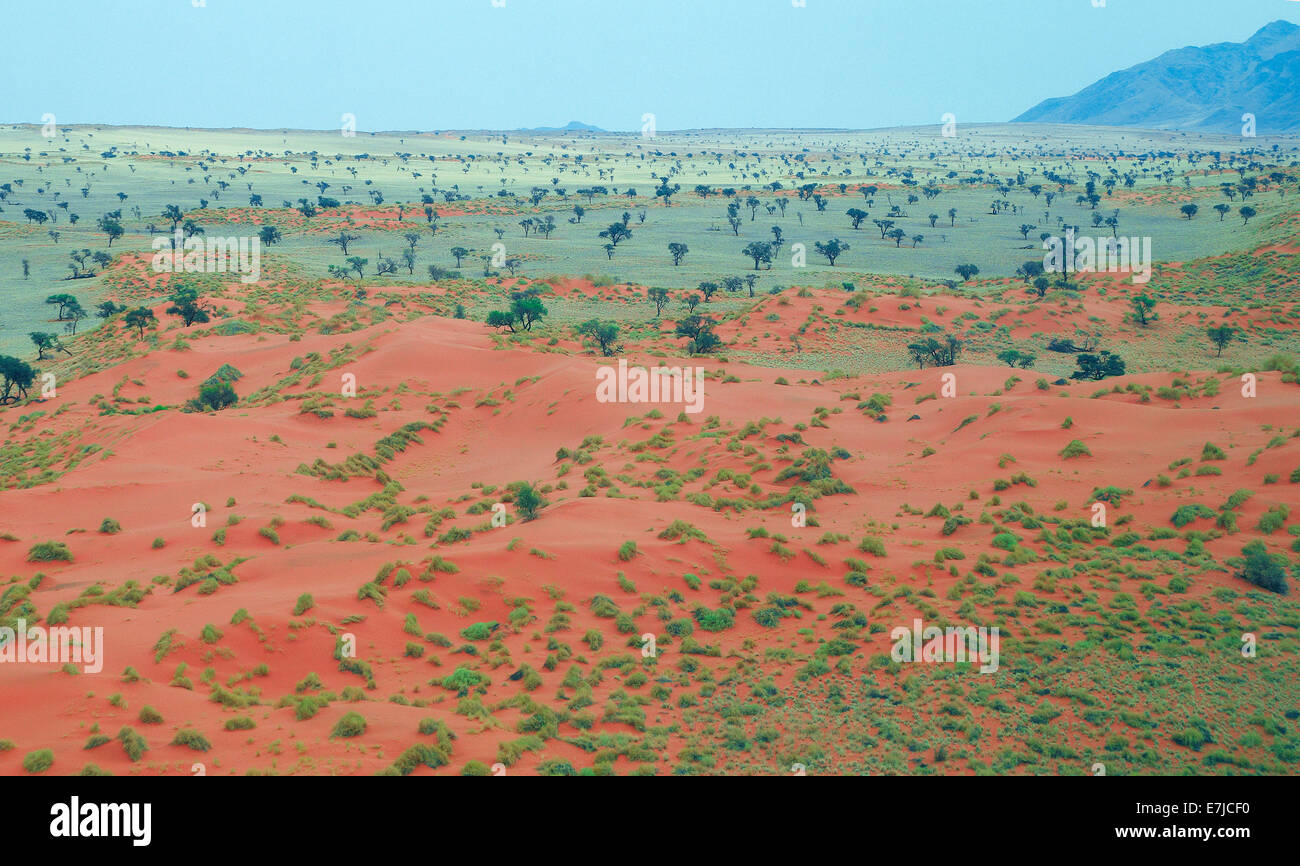 Africa, mountains, aerial view, Namib, Namibia, sand dune, scenery ...