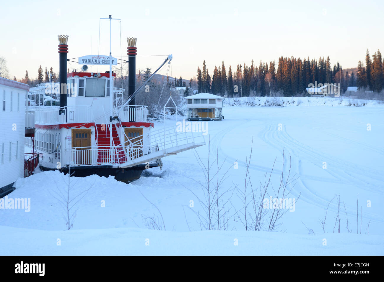 USA, United States, America, Alaska, Fairbanks, Tanana Chief ...
